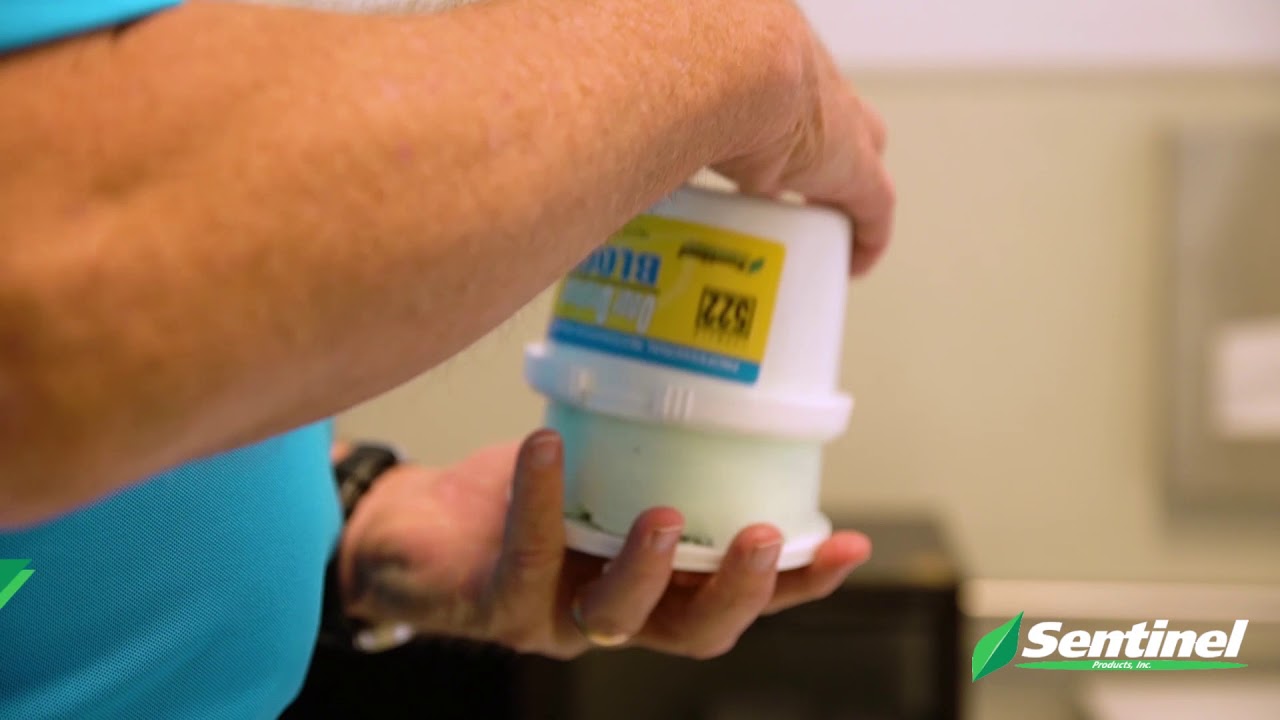 Sentinel 522 Odor Destroyer Block - YouTube