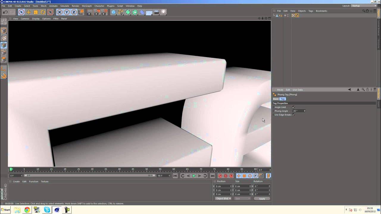 Cinema 4D Fractured / Shattered / Broken Text Effect Tutorial - HD Commentary - YouTube