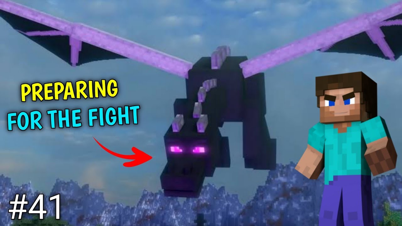 EP 41: Preparing for the Biggest Fight in Minecraft PE 1.18 Survival ...