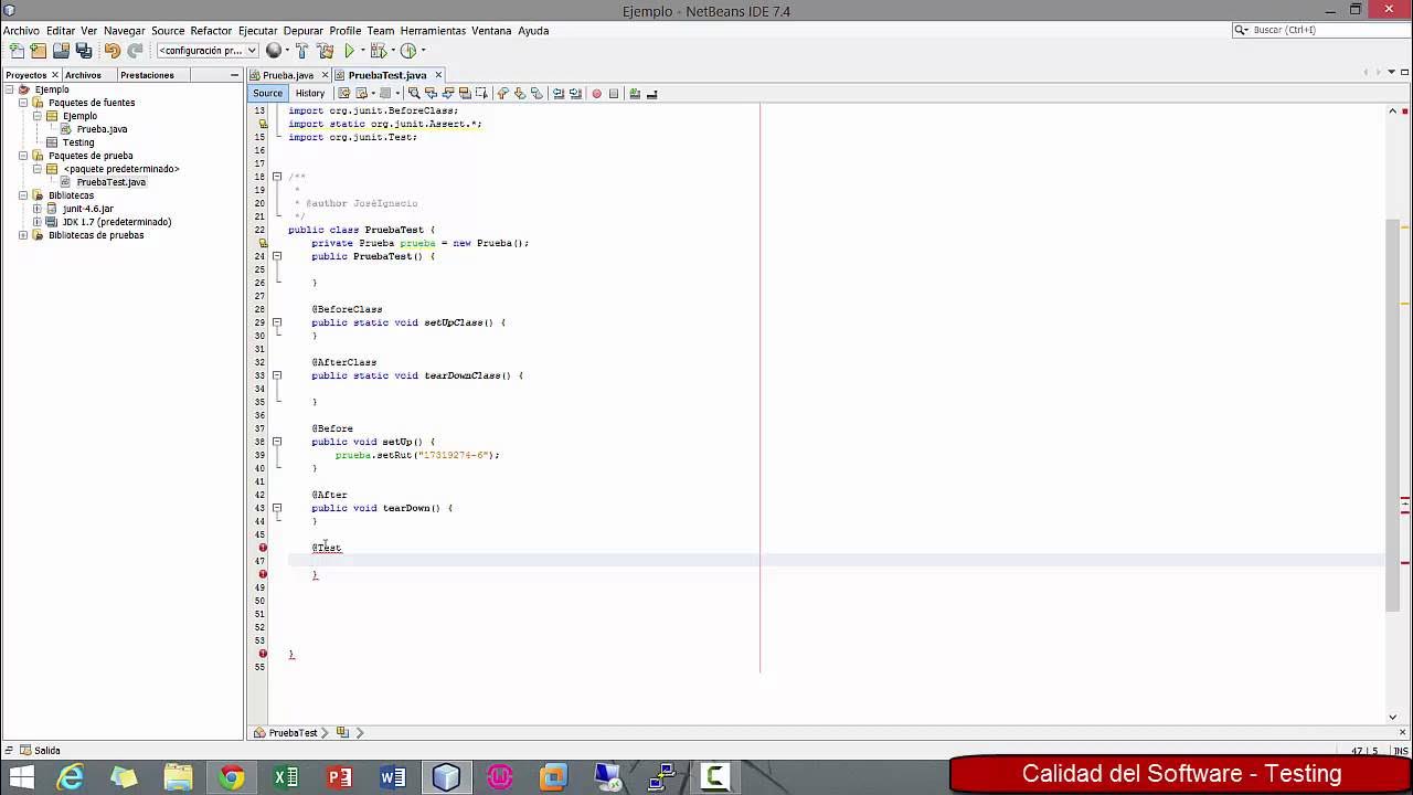 Tutorial JUnit Netbeans - YouTube