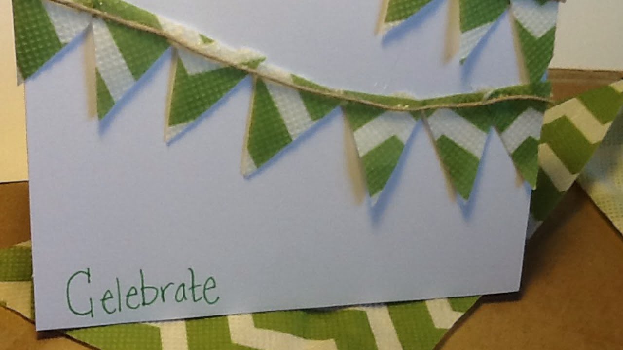 Create a Resourceful Scrap Flag Card - DIY Crafts - Guidecentral - YouTube