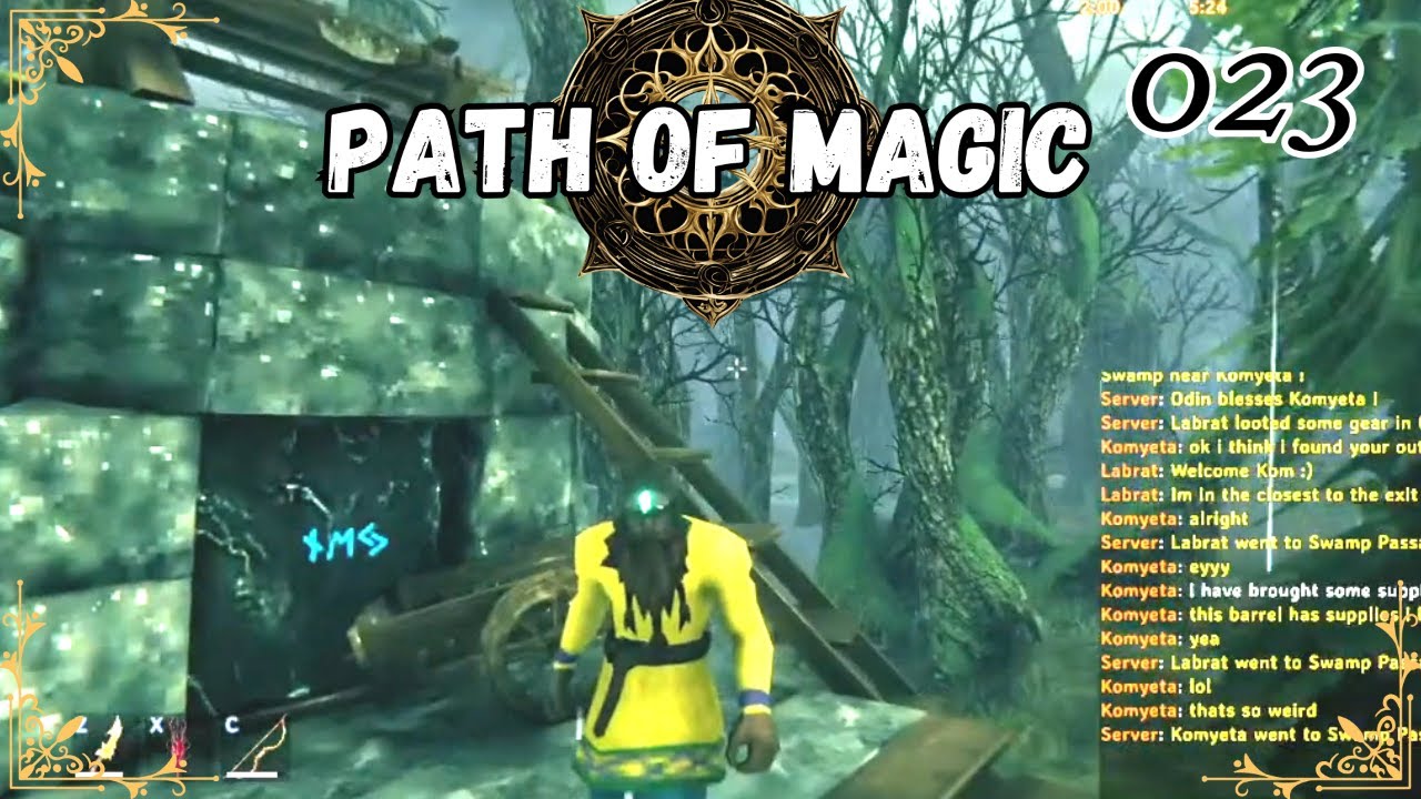Building the Swamp Entrance Tower - Path of Magic 023 - YouTube