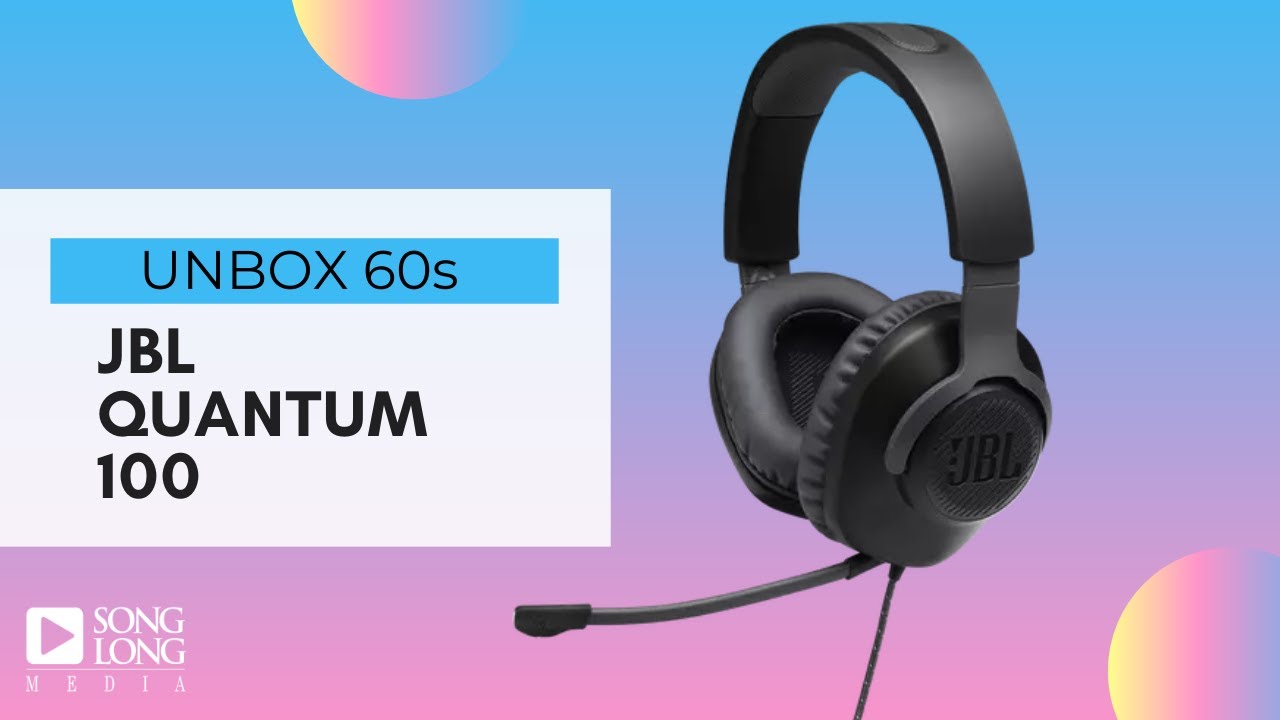 Unboxing 60s - JBL Quantum 100 - songlongmedia - YouTube