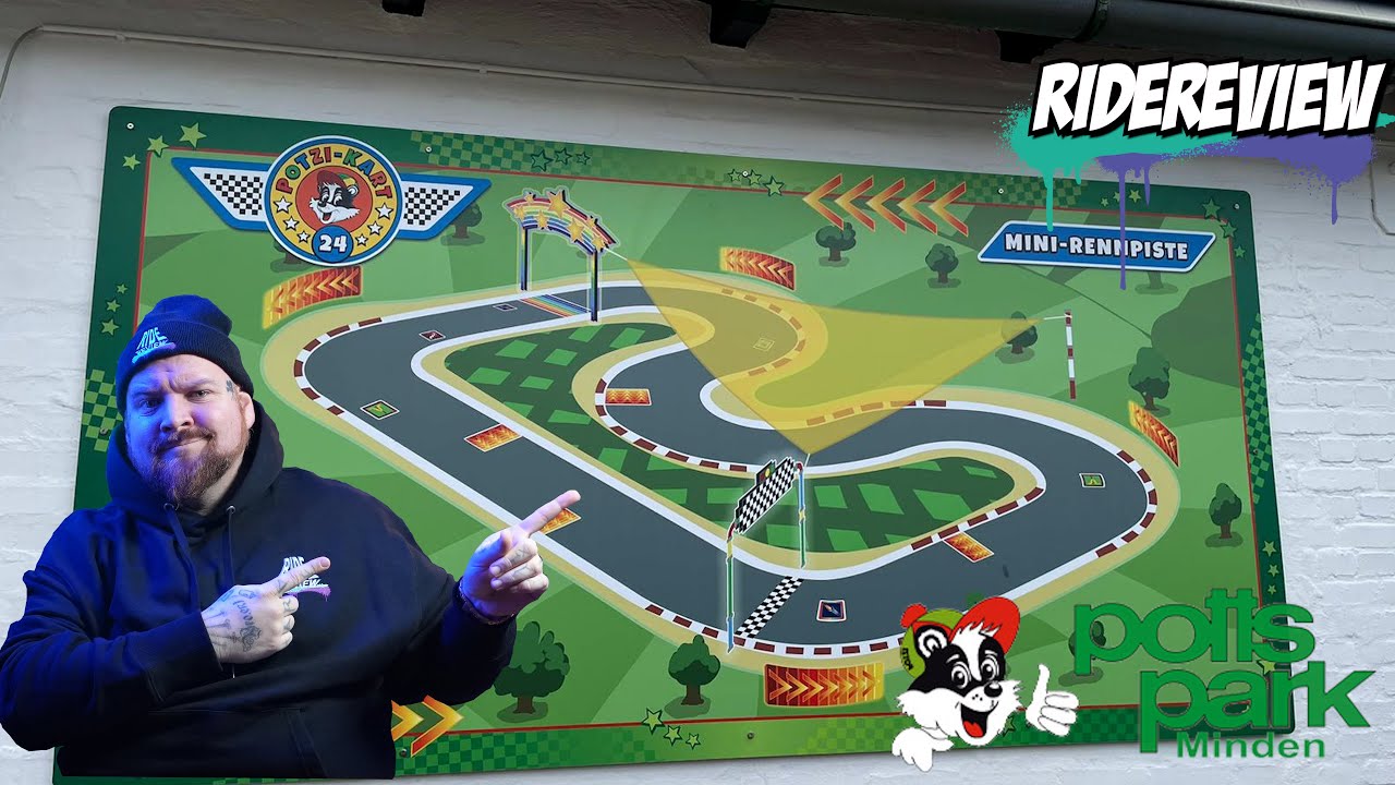 Potts Park Minden NEUHEIT 2024 - Potzi Kart - Ride Review - YouTube