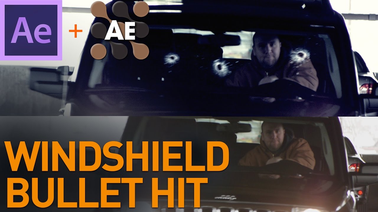 Windshield Bullet Hit Tutorial - YouTube