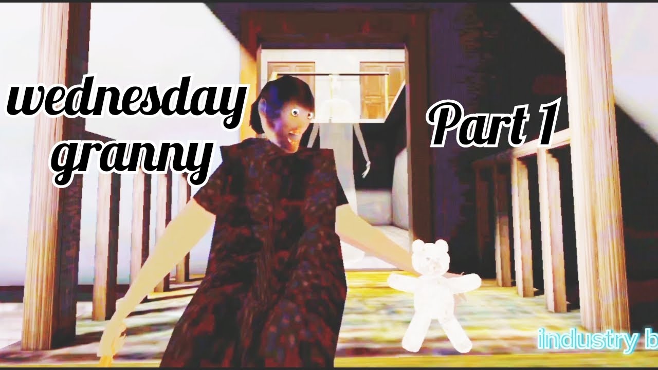 Wednesday granny door escape part 1 #games #gaming - YouTube