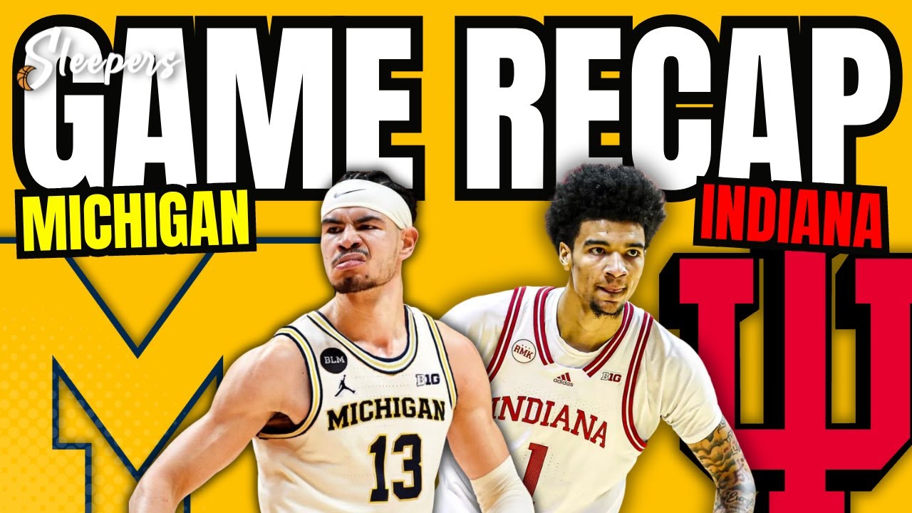 Michigan vs. Indiana Game Recap - YouTube
