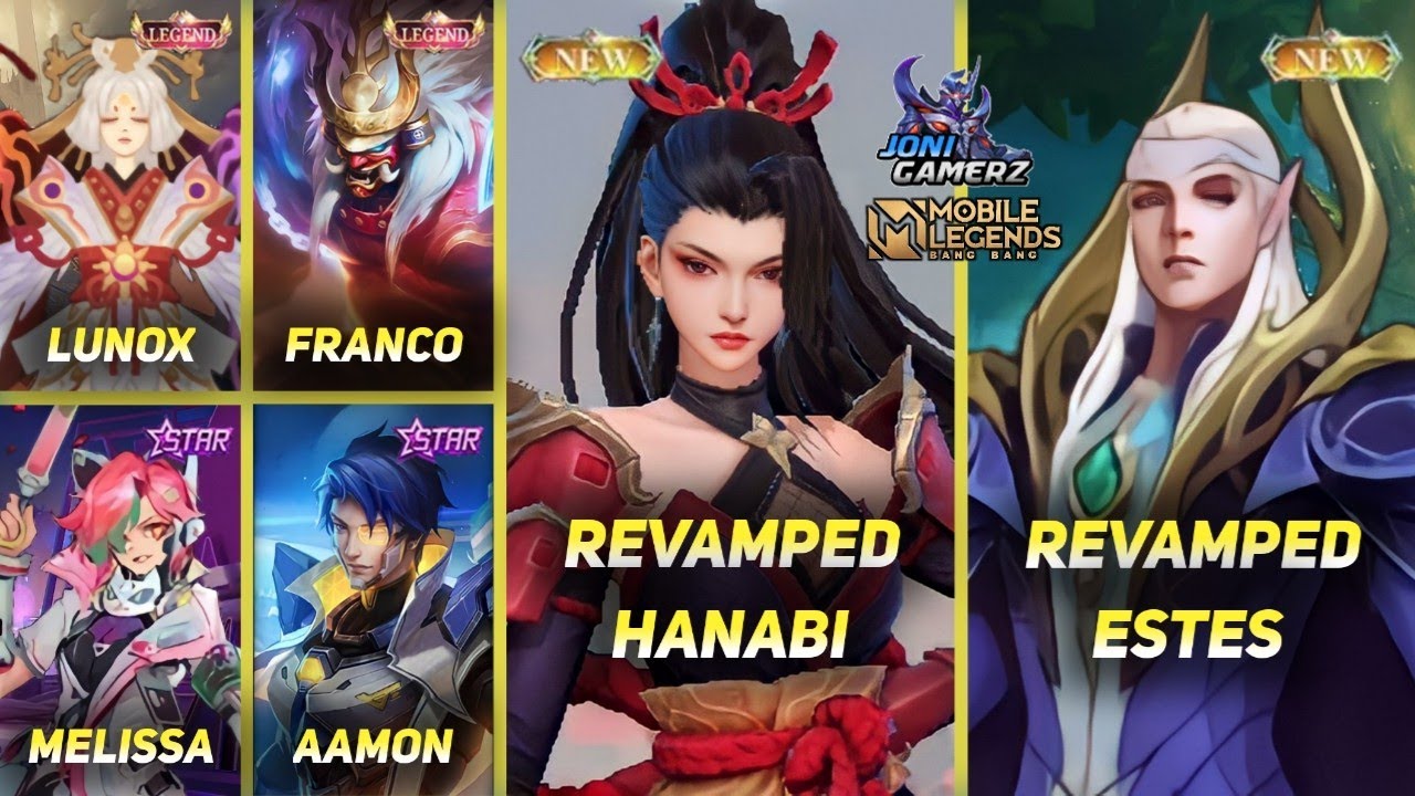 LUNOX SKIN LEGEND, AAMON STARLIGHT JANUARI, REVAMPED ESTES, FRANCO ...