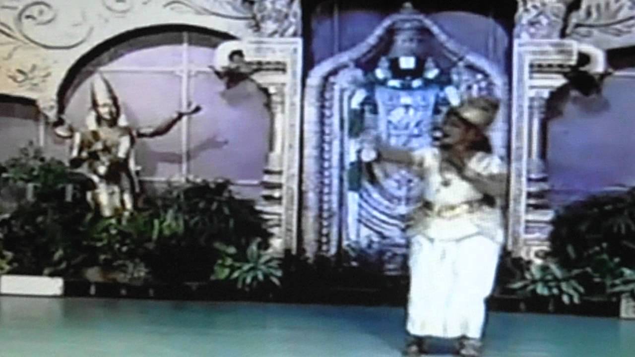 Kuchipudi Dance by Dr. P Rama Devi and Group Performing at Tirumala ...