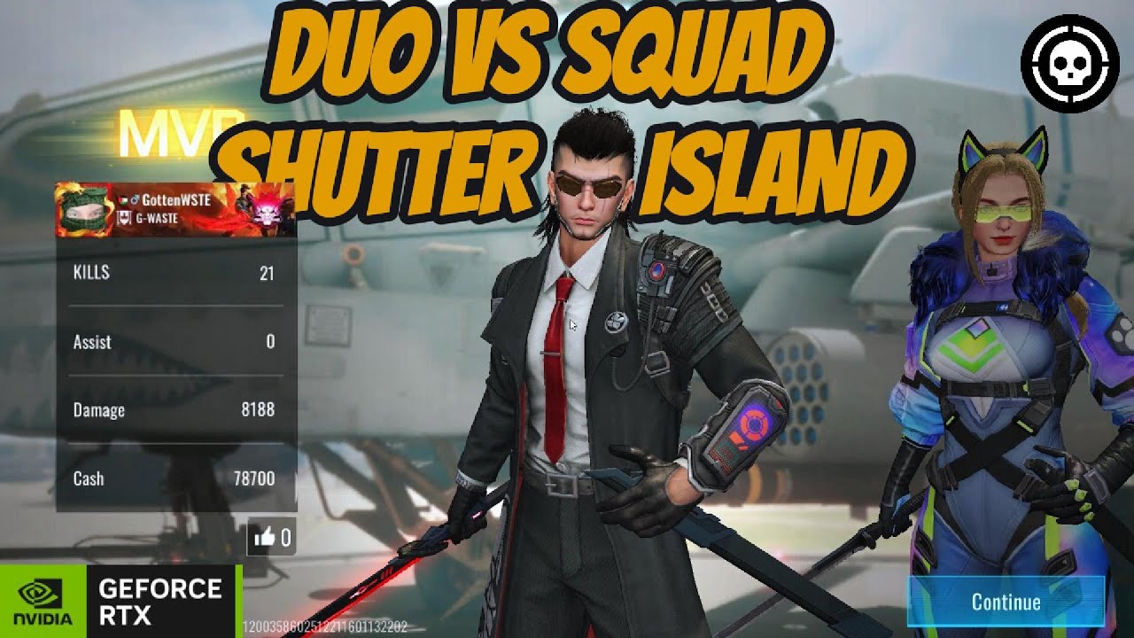 BEGINI RASANYA DUO VS SQUAD MAP SHUTTER ISLAND DI BLOODSTRIKE ...