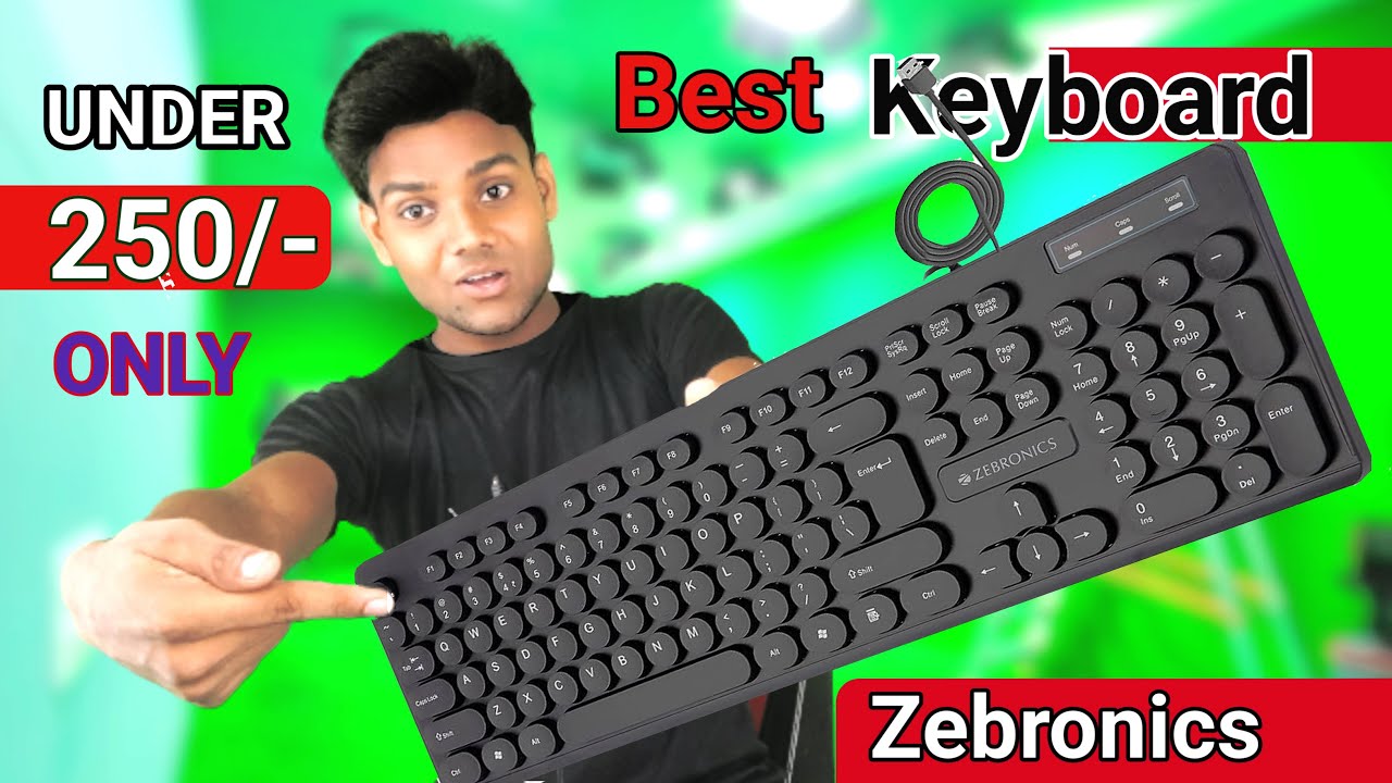 Zebronics K24 USB Keyboard Unboxing and review in hindi/KUMAR ASHISH ...