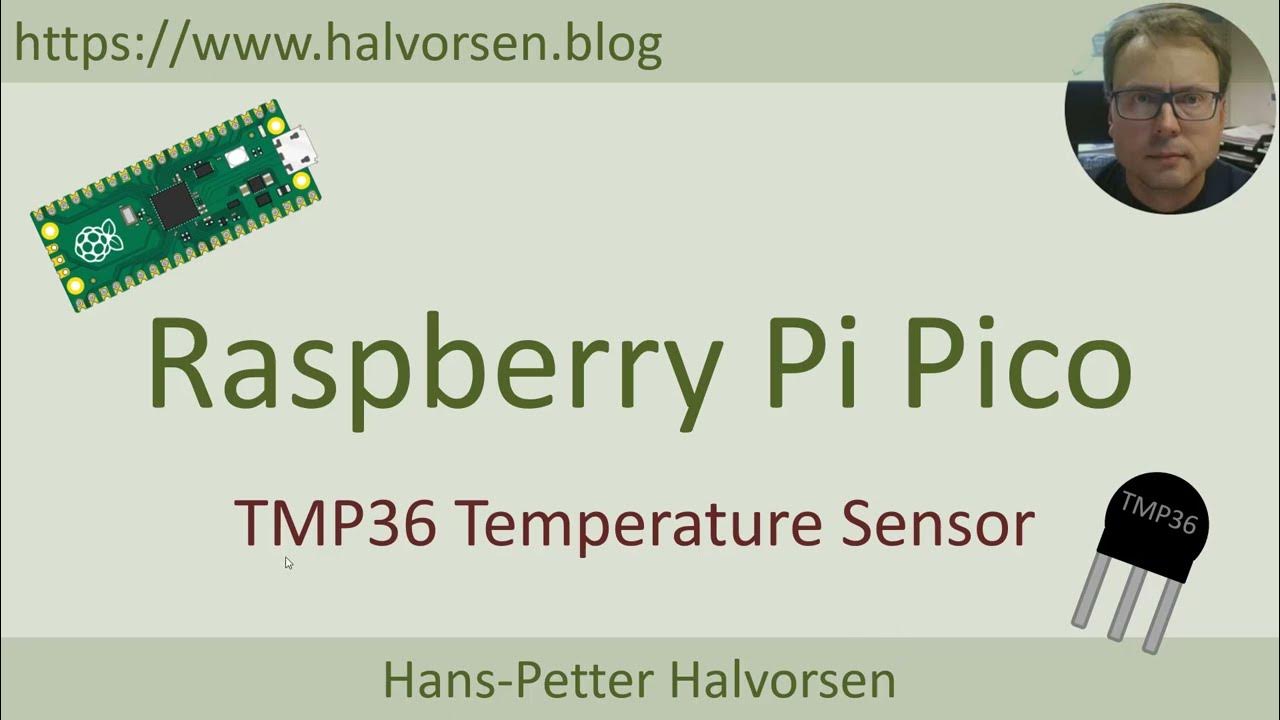 Raspberry Pi Pico and TMP36 Temperature Sensor - YouTube