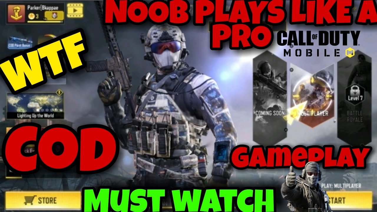 How to play COD / COD / When Noob player Won the Match /DEVIL GAMER ...