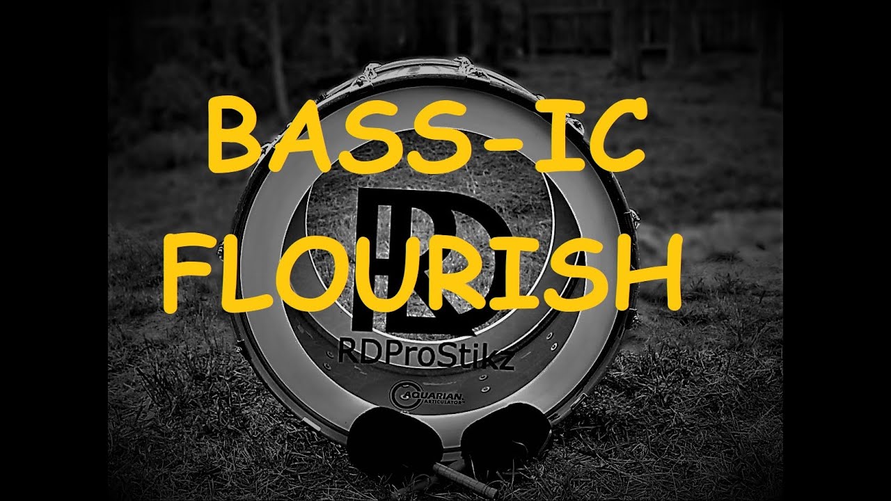 The basic flourish for tenor and bass drummers. - YouTube