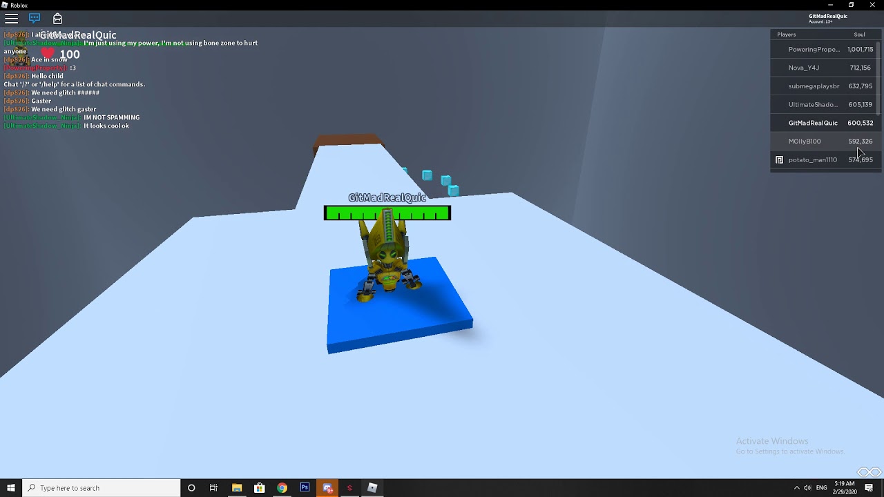 ROBLOX: Undertale Au Survive Monster Fight [Event] - SCRIPT - SOULS ...