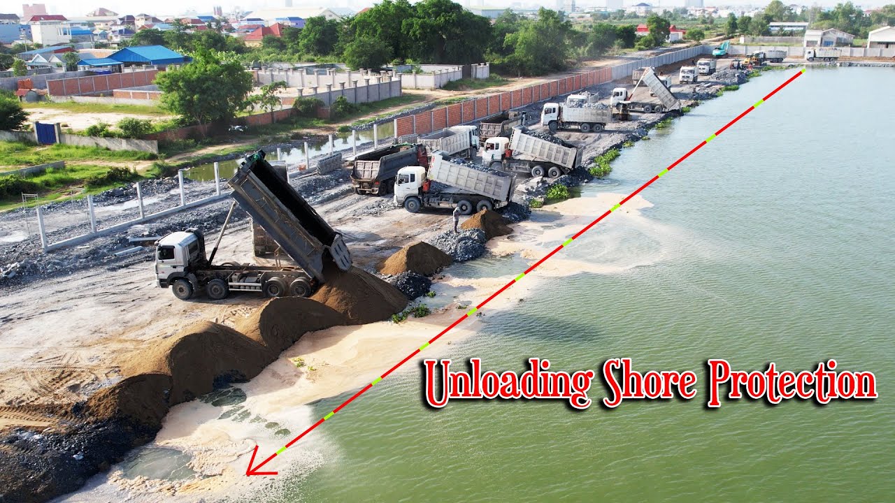 EP102.Amazing Of Dump Trucks Process Transport Adding More Rocks To ...