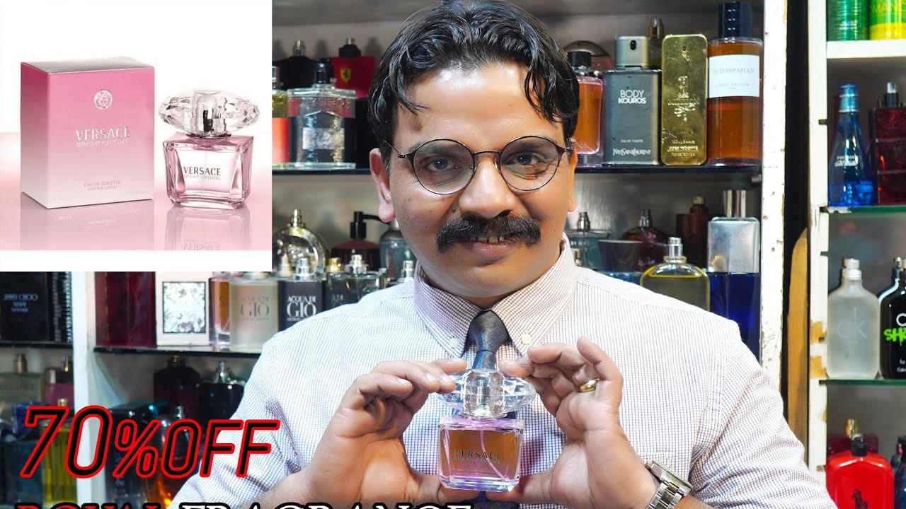 VERSACE BRIGHT CRYSTAL WOMEN PERFUME.. LONG LASTING SUMMER FRAGRANCE.# ...