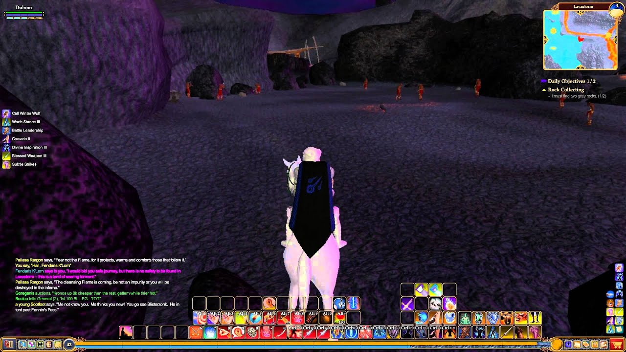 EverQuest 2 - Lavastorm - Blisterzonk - Rock Collecting - Level 45 ...