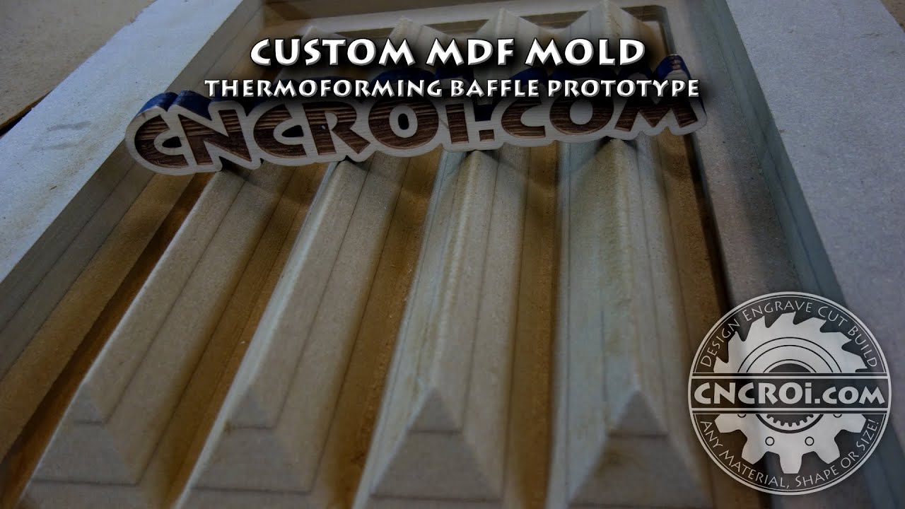 Custom MDF Thermoforming Mold Prototype - YouTube