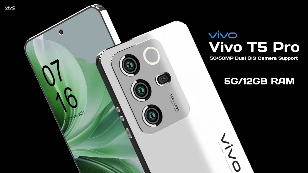 Vivo t5 Pro - 50+50MP Camera/60X Zoom/Snapdragon 7 Gen2/5700mAh Battery ...