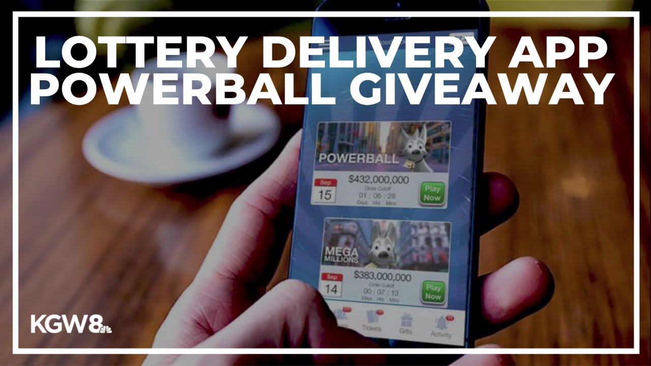 Lottery delivery app giving away free Powerball tickets - YouTube