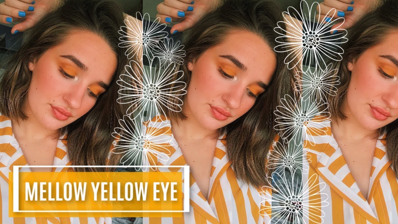 MELLOW YELLOW EYESHADOW LOOK | Simple + Wearable - YouTube