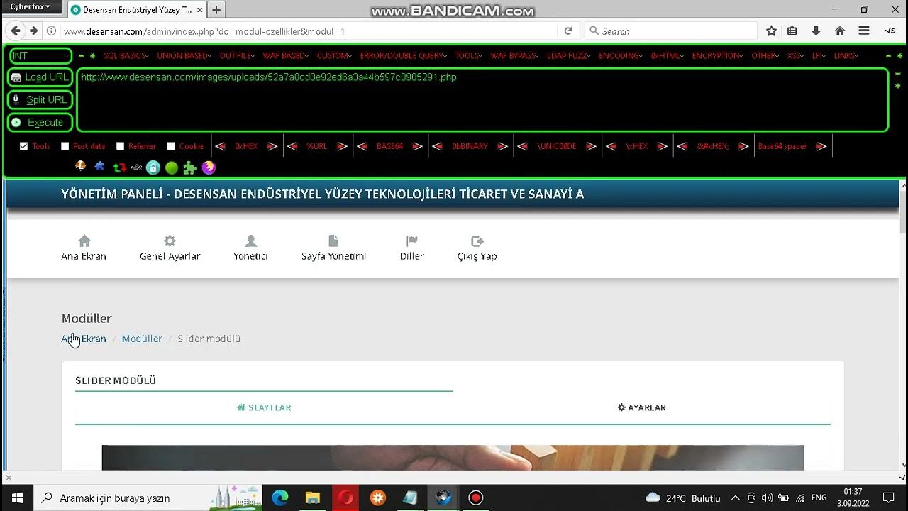 Tamper data shell upload - YouTube