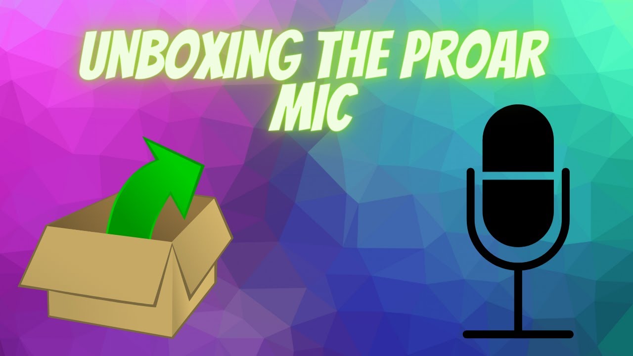 Unboxing The ProAR Microphone - YouTube