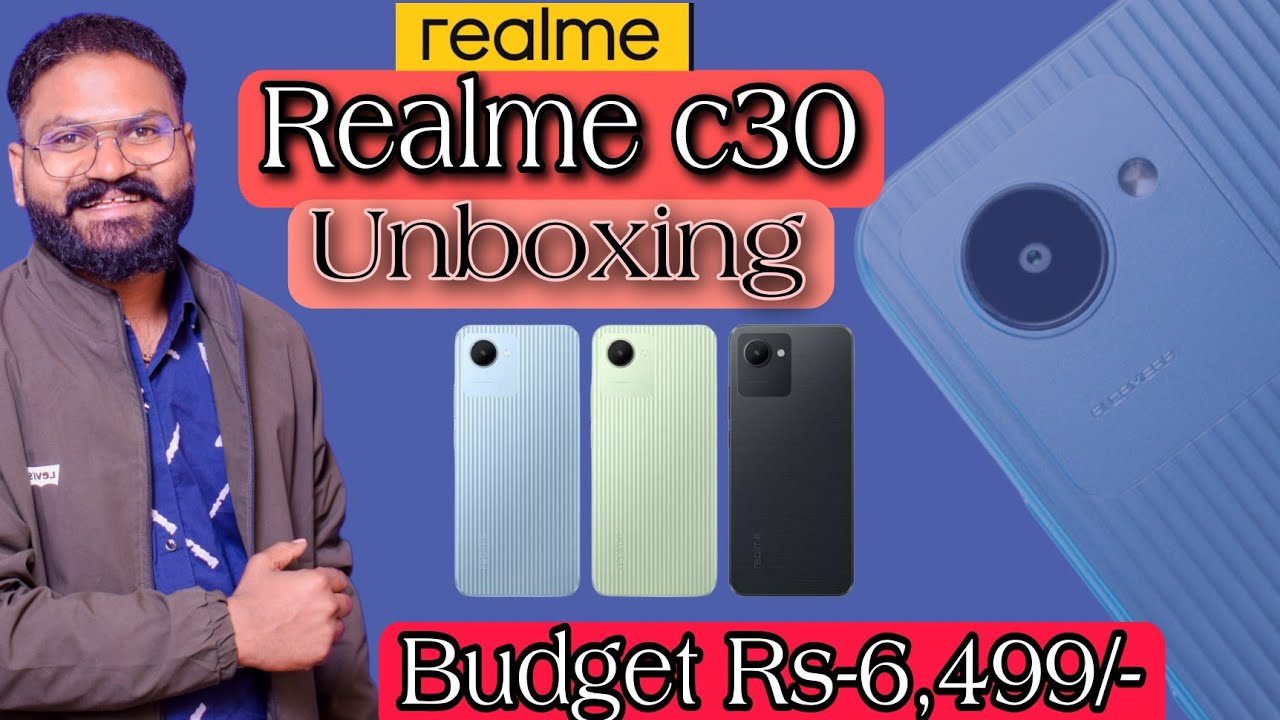 Realme C30 Unboxing | realme c30 Camera Testing and Video testing ...