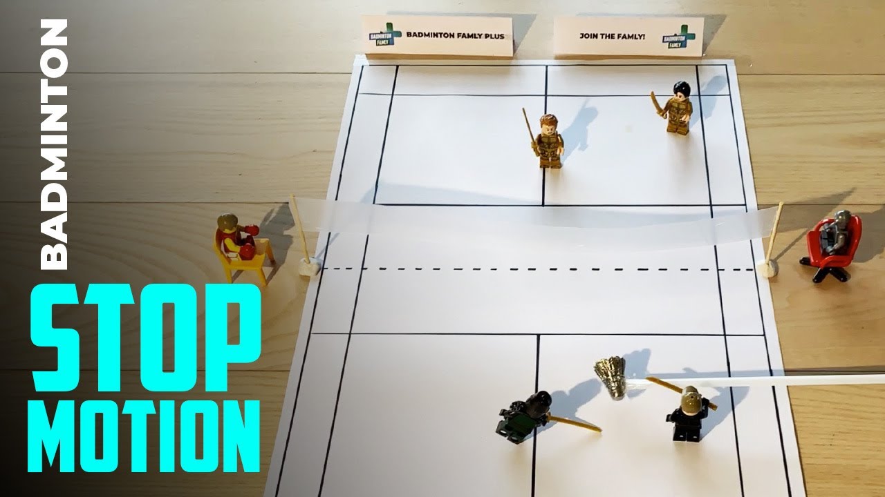 Badminton Stop Motion with LEGOs - YouTube