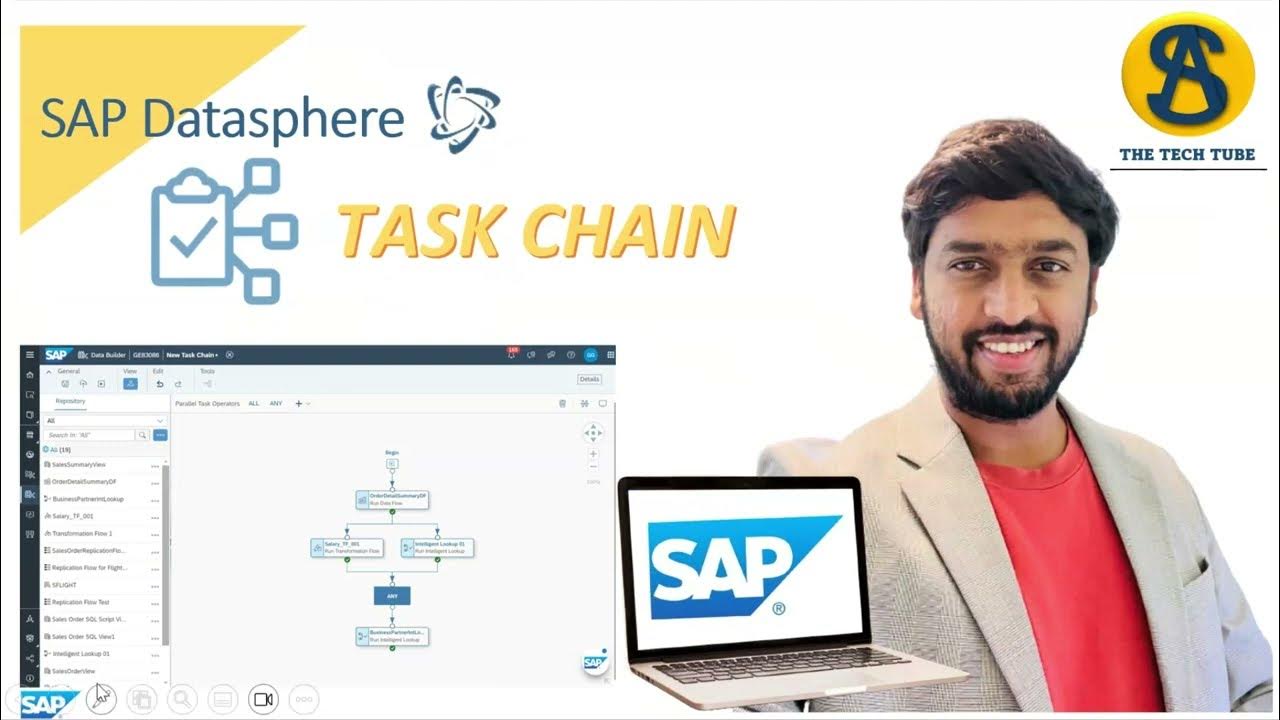 15. Task Chain | Data Builder | SAP Datasphere #sap #dataanalytics #database #datascience # ...