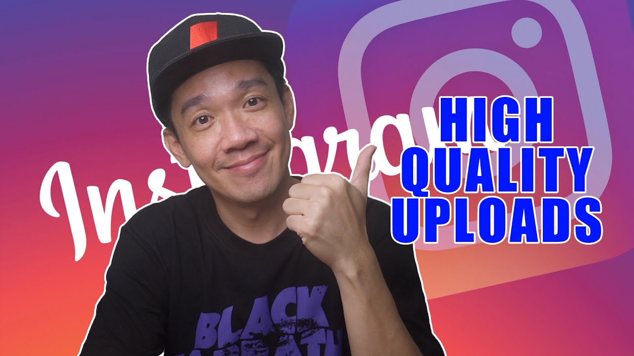 How to Upload the HIGHEST Quality Photos on Instagram - YouTube