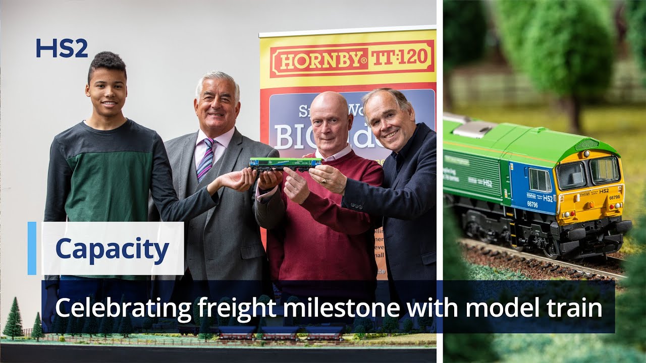 HS2 and Hornby Model Railways celebrate 10 million tonne rail freight ...