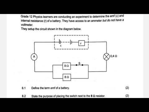 Parallel and series Circuits (Grade 12) Part 1 - YouTube