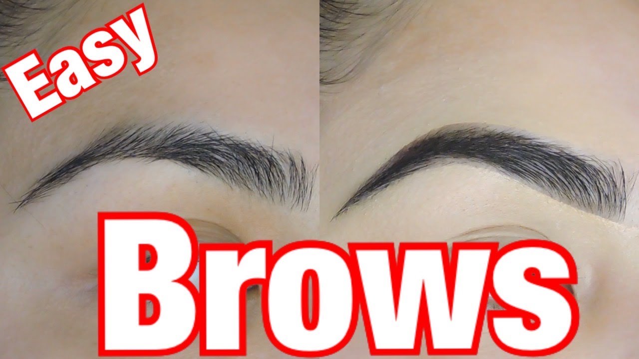 EASY EYEBROW TUTORIAL - NATURAL AND BEGINNER FRIENDLY 2020 | TUTORIAL ...