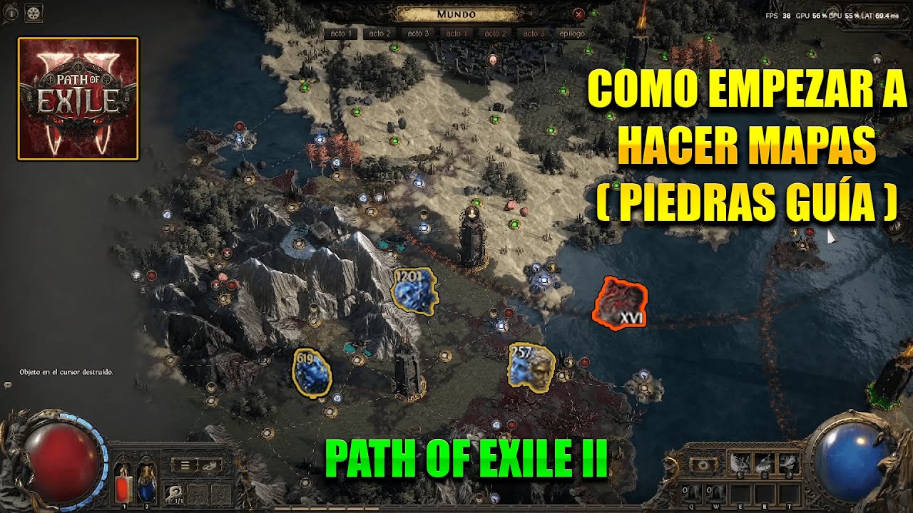 PATH OF EXILE II COMO COMENZAR A HACER MAPAS?? ( PIEDRAS GUÍA ) ENTRA ...