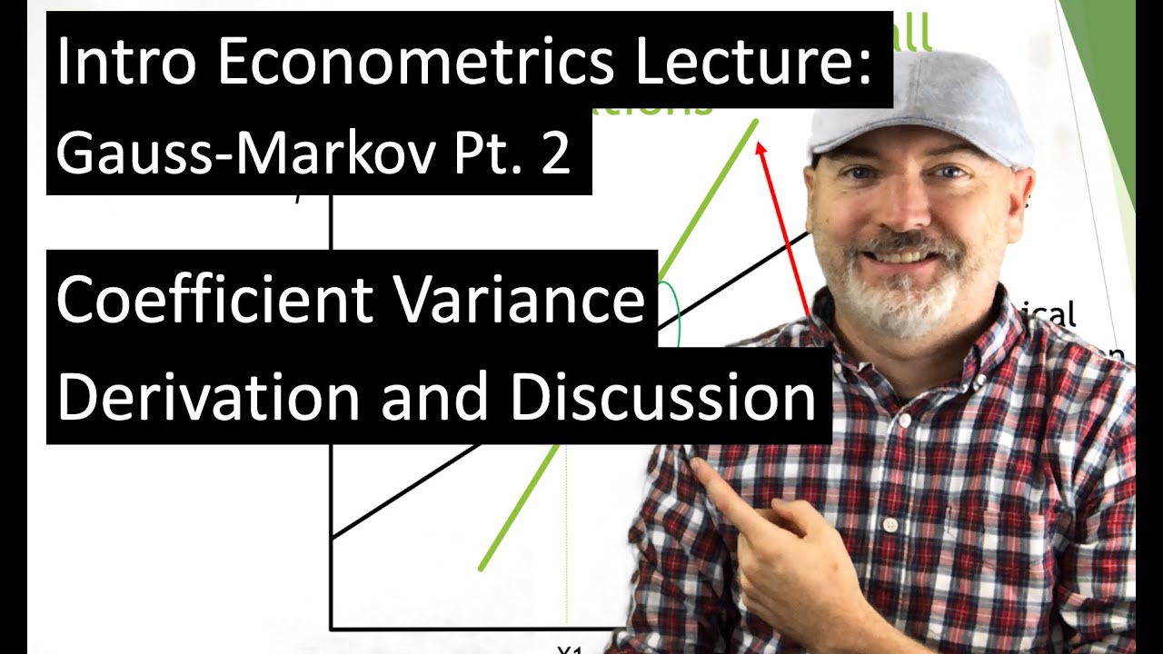 Econometrics Lecture Derivation Of The Ols Coefficient Variance Youtube