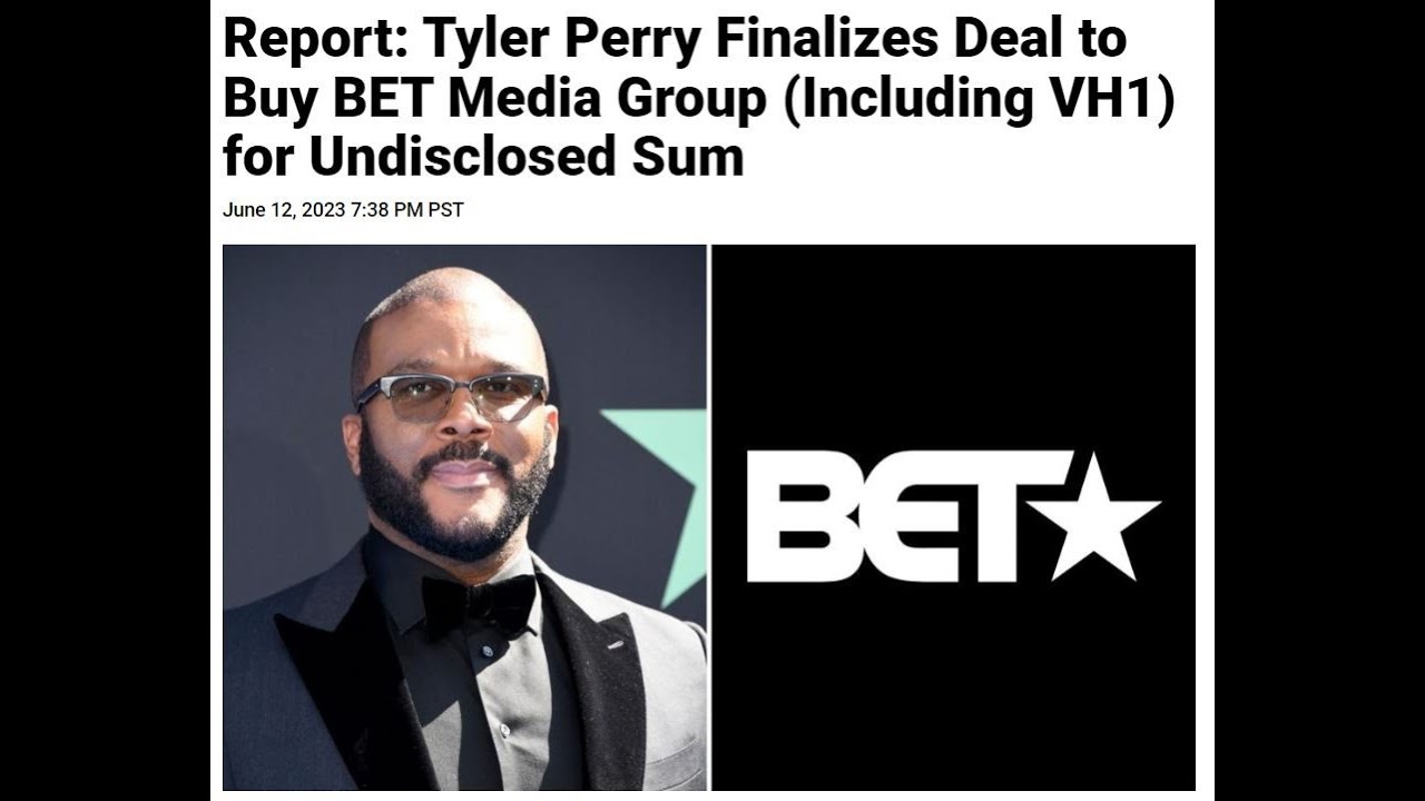 TYLER PERRY BUYS BET AND VH1 / WHITE BEAST MURDERS MOTHER OF 4 - YouTube