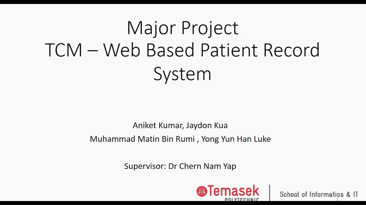 Major Project TCM Demo - YouTube