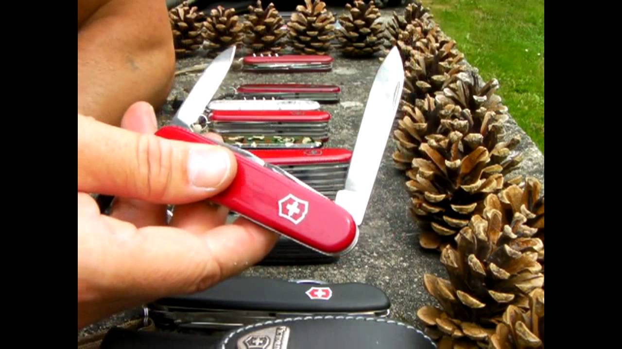 SAK (Swiss-Army-Knife) - Victorinox - partie 1 - YouTube