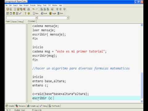 Tutorial Programacion C++ - Introduccion - Algoritmos Basicos 3/10 - YouTube