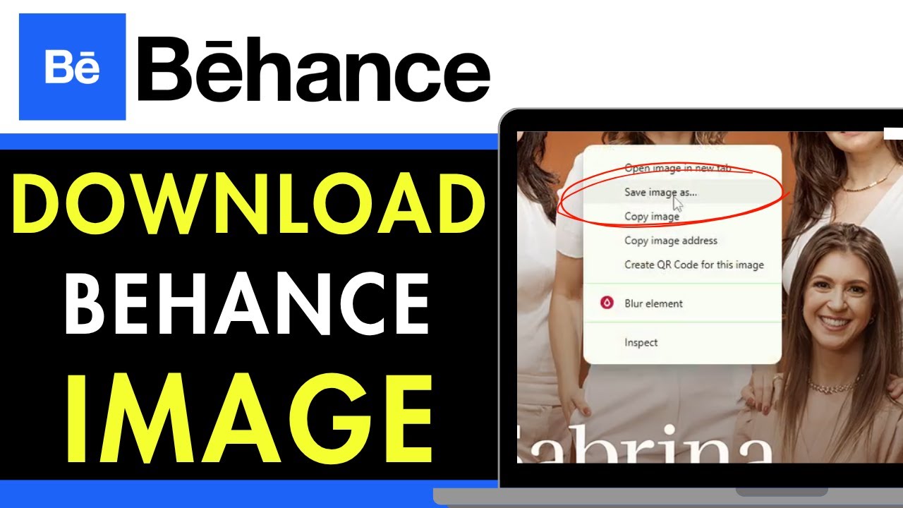 How To Download Or Save Image From Behance 2025 (QUICK & EASY) - YouTube