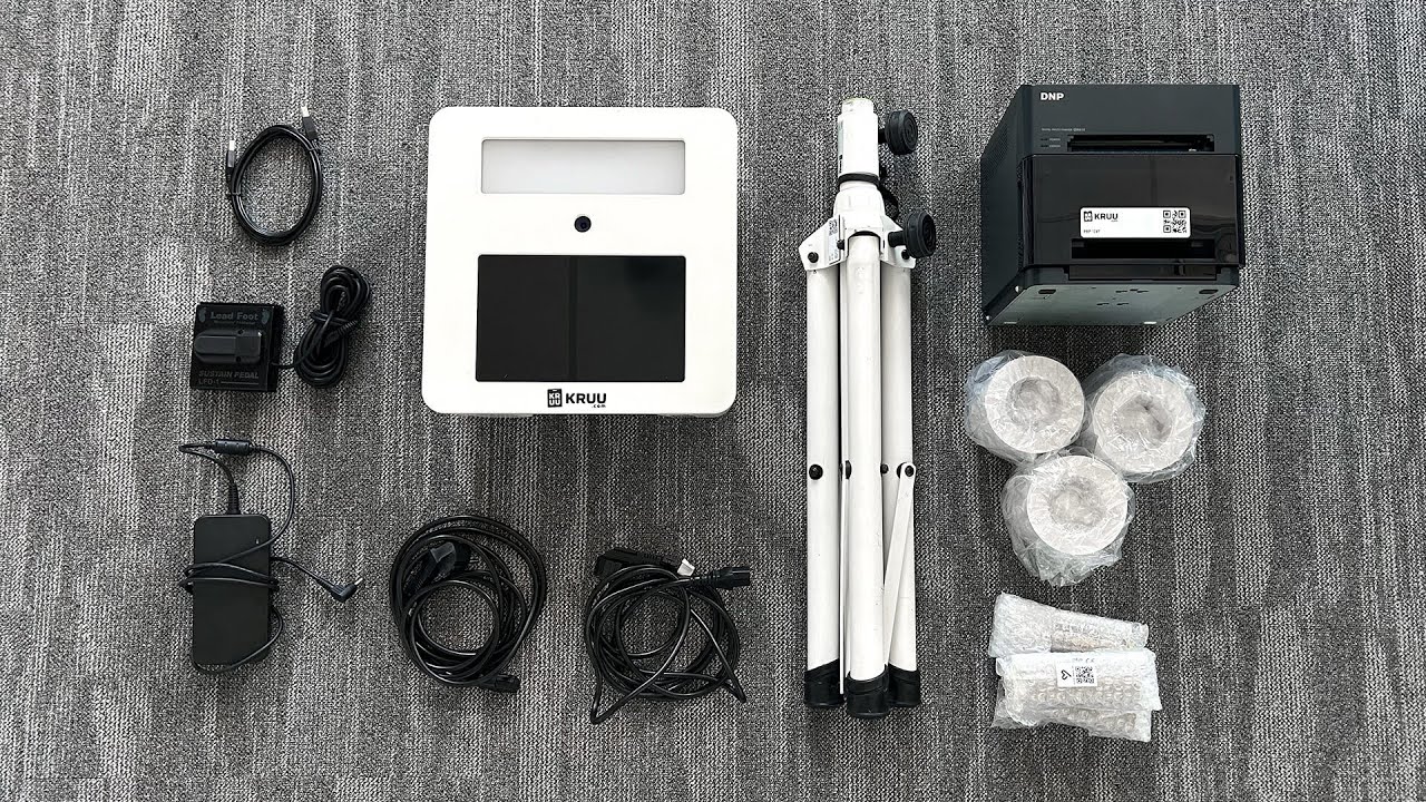 How To Set Up The KRUU Photo Booth Premium - USA - YouTube