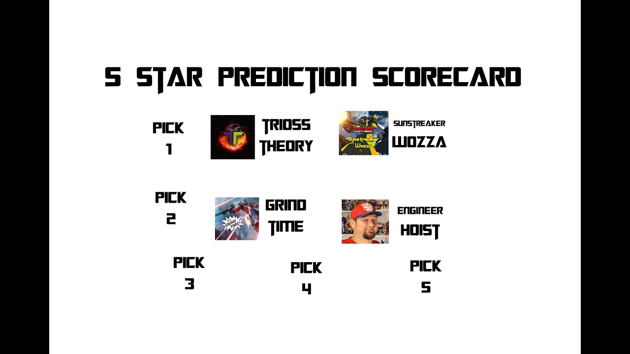Five Star Predictions Score Card! Let's take a look at the picks! - YouTube