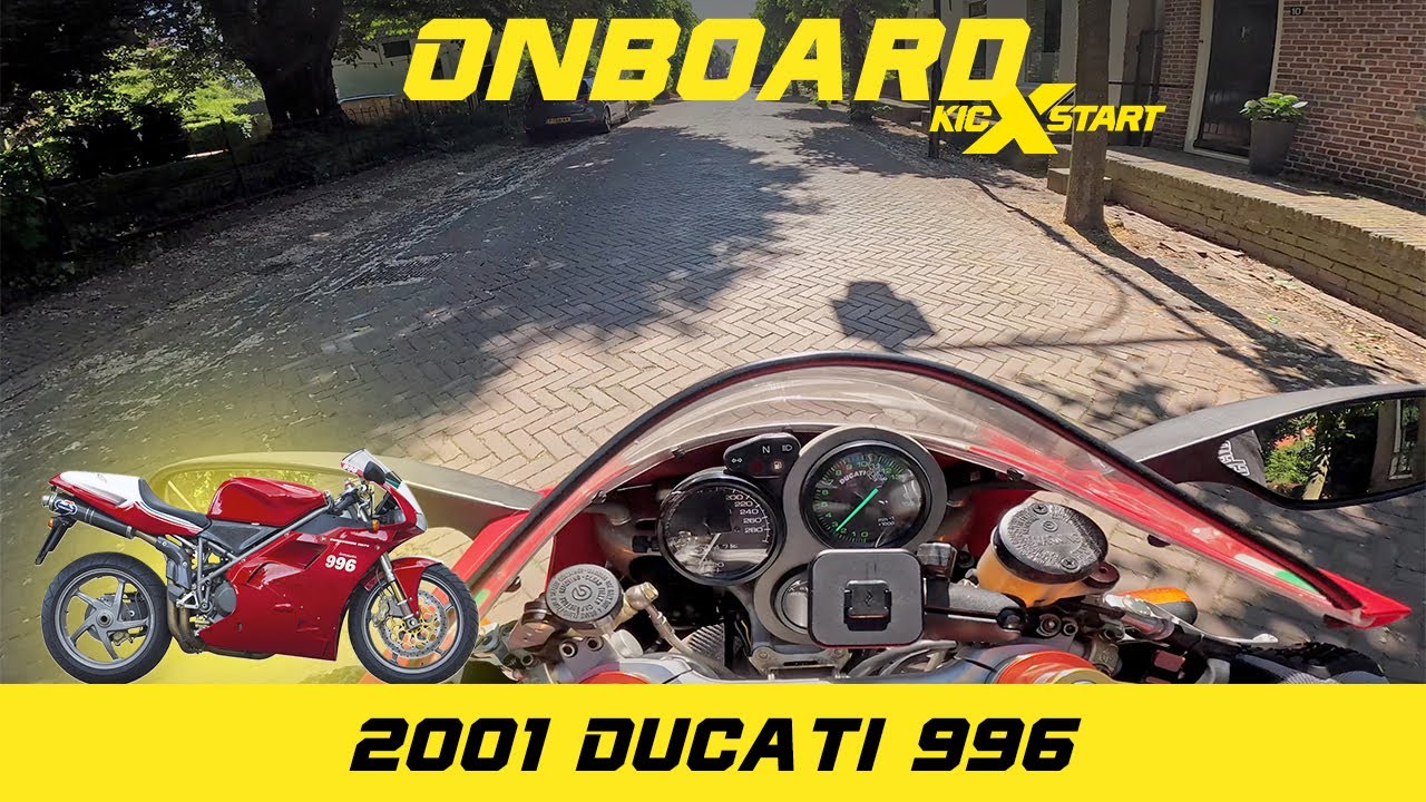 Onboard 2001 Ducati 996 | Raw Sound Termignoni - YouTube