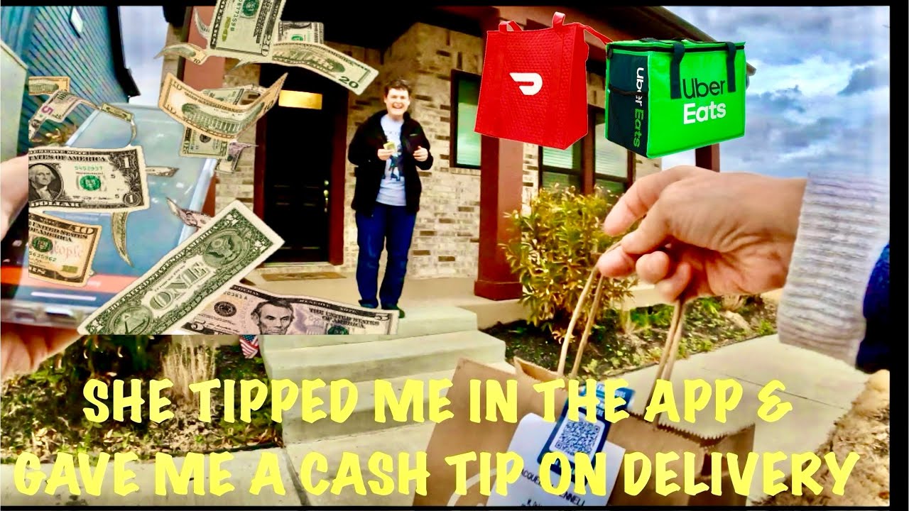 SHE HAD ALREADY TIPPED ME IN THE APP, BUT GAVE ME AN ADDITIONAL $3.00 ...