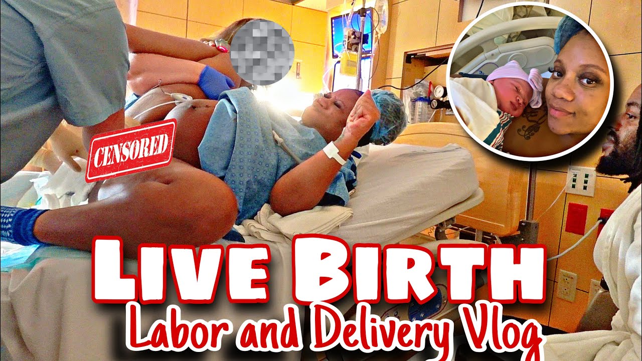 Emotional Live Birth Labor And Delivery Vlog Youtube
