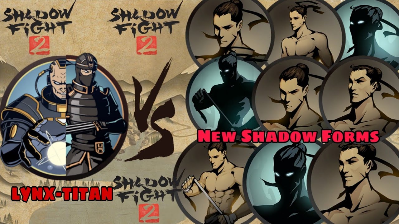 Shadow Fight 2 Lynx-Titan Vs All New Shadow Form - YouTube