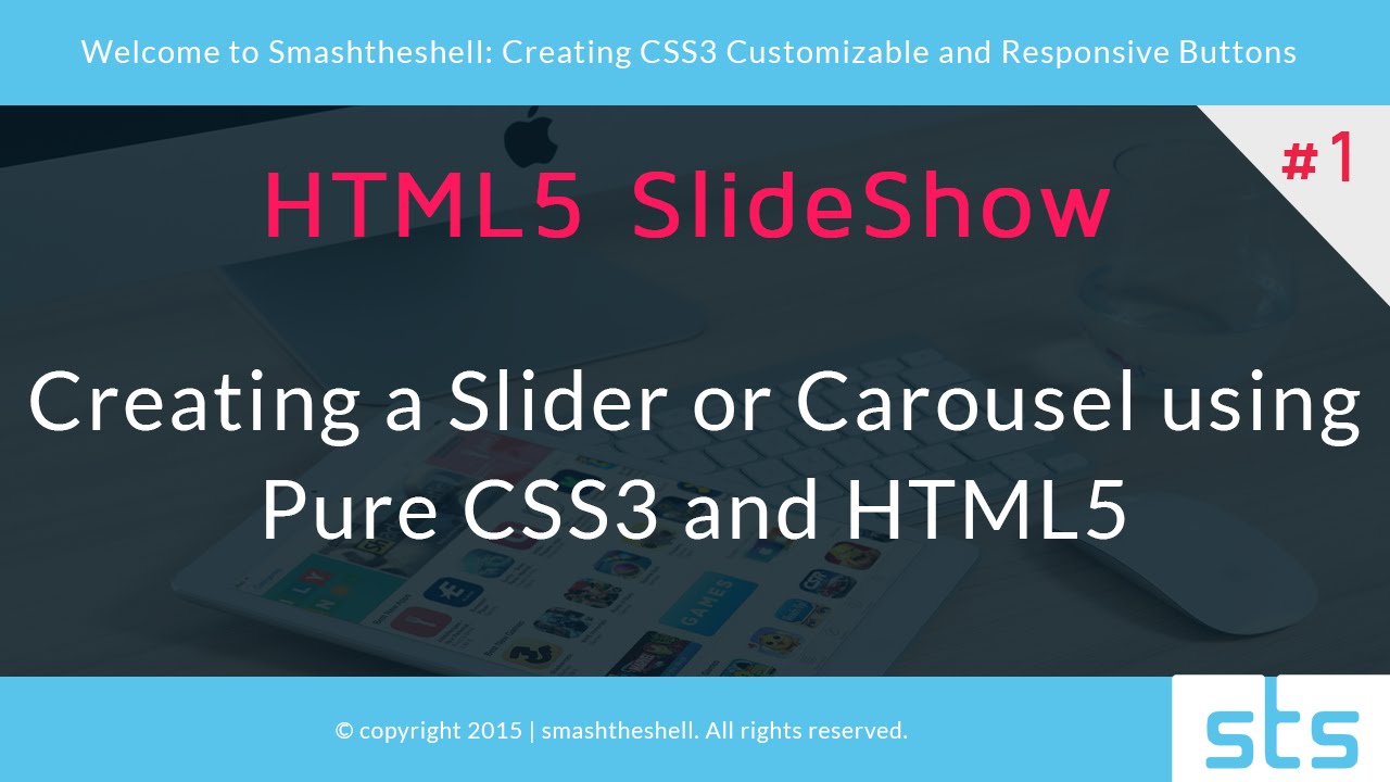 Creating Structure Of Pure Css3 And Html5 Slider Part 1 Of 2 Youtube 3401