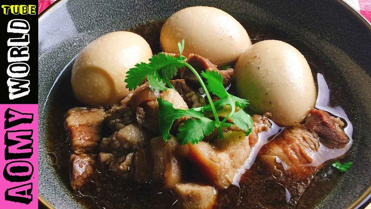 Thai Braised Pork and Egg | Moo Palo | หมูพะโล้ | Thai Food Recipe ...